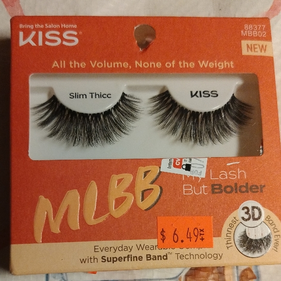Kiss | Makeup | Kiss Mlbb 3d Lash But Bolder False Eyelashes | Poshmark